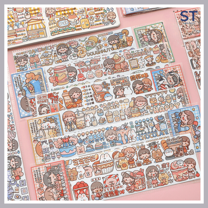 Telado Sticker Washi Paper Stickers Cute Stickers Journal Stickers ...