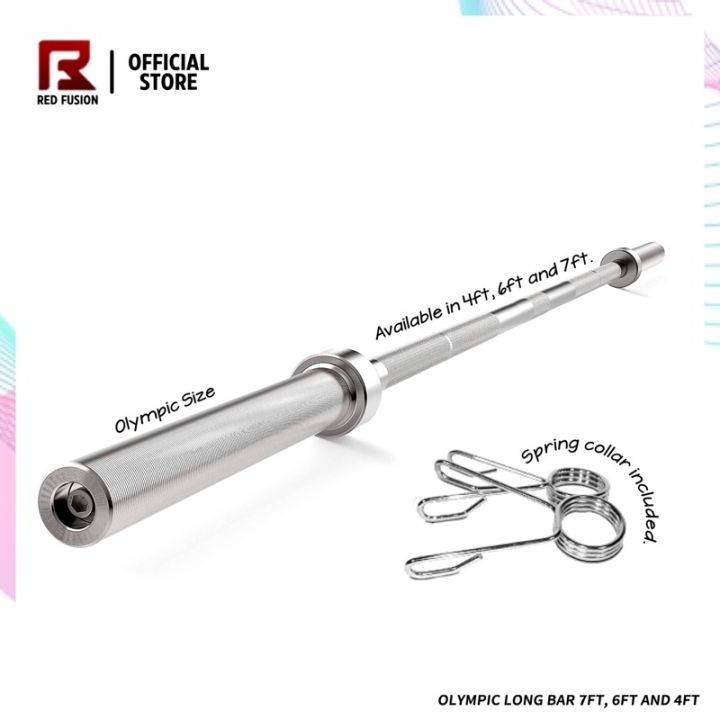 Olympic Long Bar 4ft, 6ft and 7ft | Lazada PH