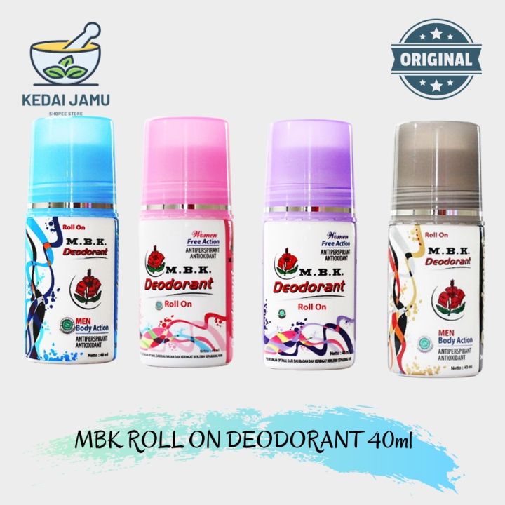 MBK DEODORANT ROLL ON 40 ML ALL VARIAN | Lazada Indonesia