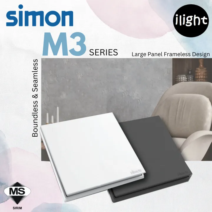 SIMON M3 SERIES SWITCHES AND SOCKETS OUTLET 13A FLAT PIN / UNIVERSAL ...