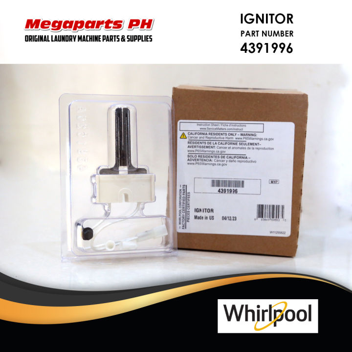 Whirlpool Maytag Igniter 4391996 (Genuine Part) | Lazada PH