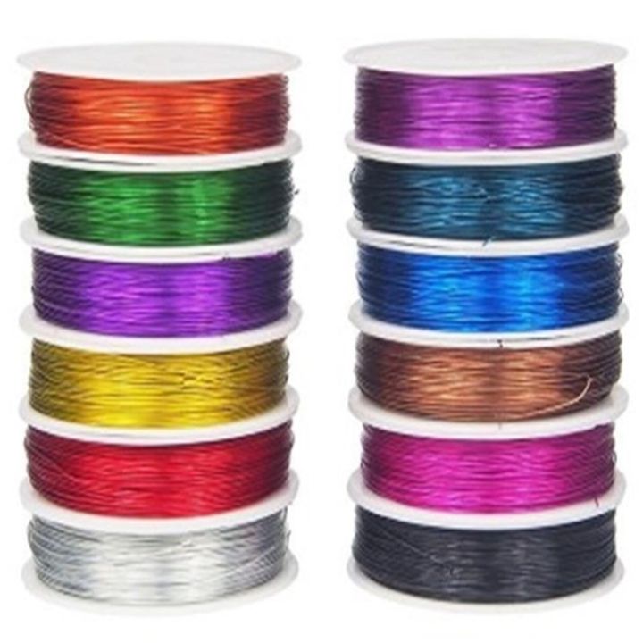 【CW】 1 Roll Color Fine Iron Wire Diy Craft Handwork Materials Binding ...