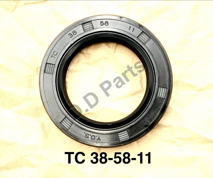 ซีลยางกันน้ำมัน กันฝุ่น กันจารบี TC 38-58-11 (วงนอก 58 mm/ วงใน 38 mm ...