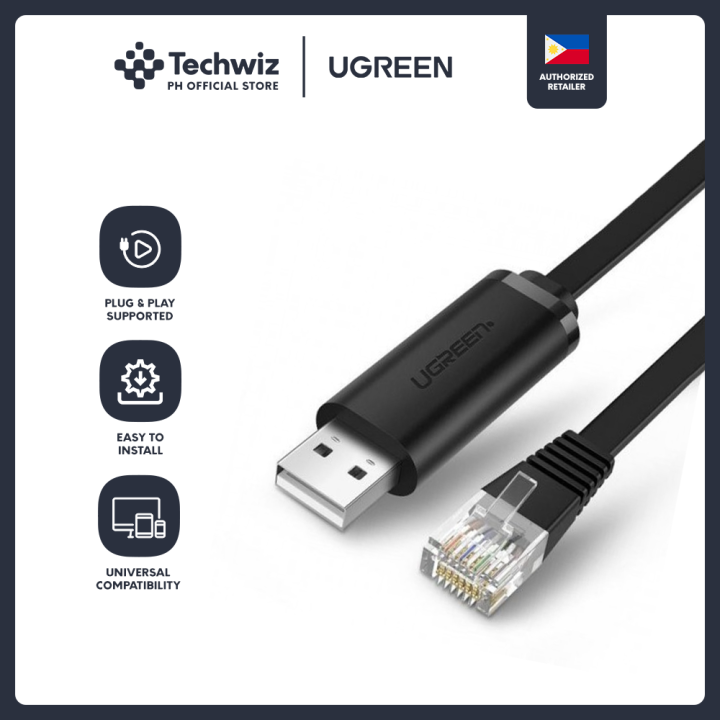 [Techwiz] UGREEN USB Console Cable USB 2.0 to RJ45 with RS232 FTDI Chip ...
