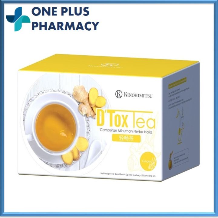Kinohimitsu J'pan D'Tox Tea Ginger 2g x 60's [EXP 09/2028] | Lazada