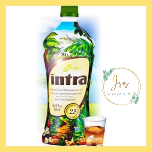 (RM83/BTL) INTRA Jus Lifestyle 天茶 *100% Original* 950ml | Lazada