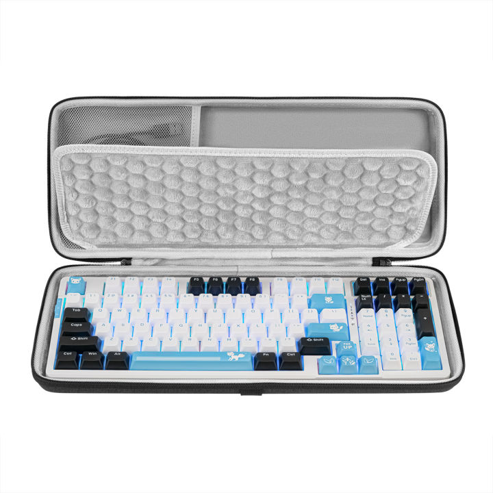 GEEKRIA 100keys keyboard Case Compatible with RK Royal KLUDGE RK100 ...