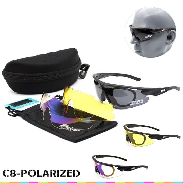 Tactical Goggles Military Shades Polarized Sunglasses for Men Army Camo ...