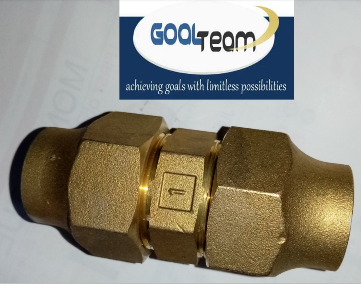 Brass Union Coupling CTS 1in (25mm) - Compression Brass Coupling ...