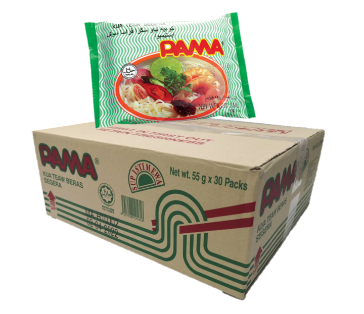 [BOX-PACKAGING BAHARU] PAMA Instant Kua Teow Clear Soup Flavour ...