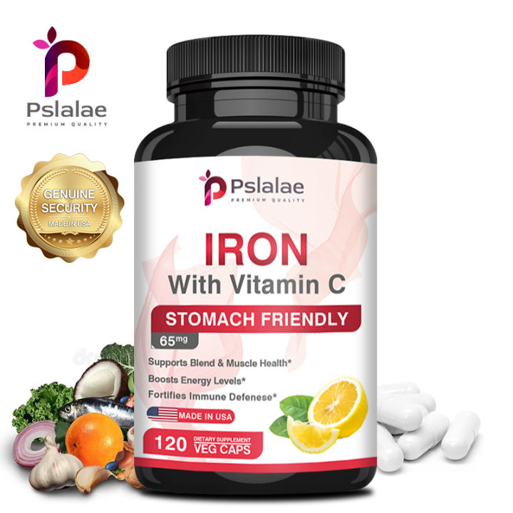 Iron and Vitamin C Capsules Brighten Skin Antioxidant Immune System ...