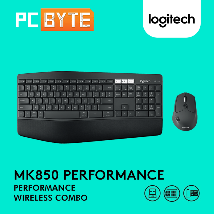 Logitech Mk850 Performance Wireless Keyboard Mouse Combo Lazada