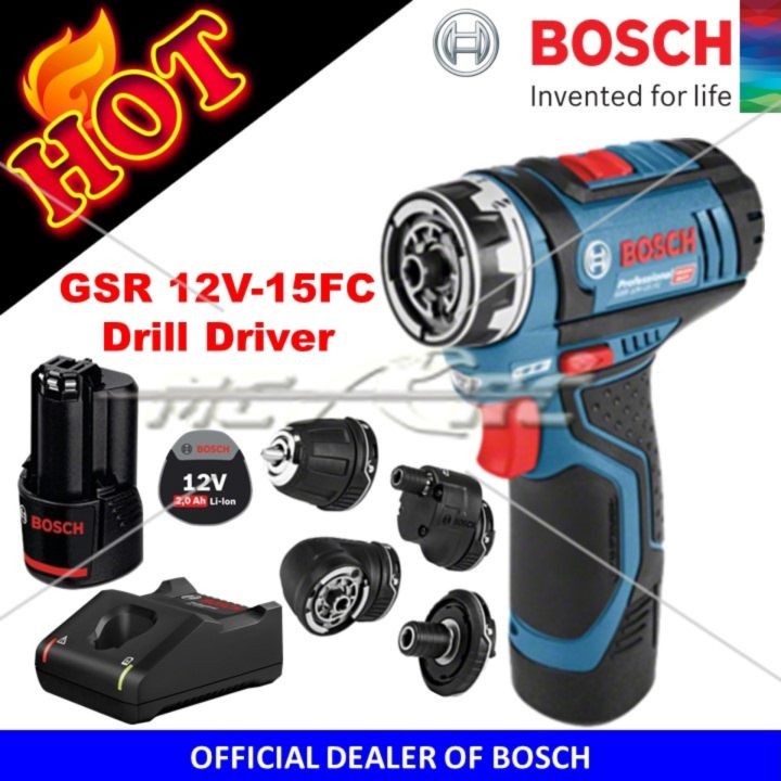 Bosch GSR 12V-15 FC Cordless Drill/Driver | Lazada PH
