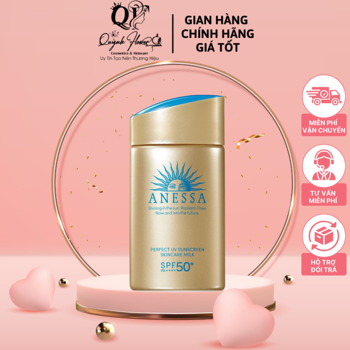Sữa Chống Nắng Anessa 60ml Perfect UV Sunscreen Skincare Milk N SPF50 ...