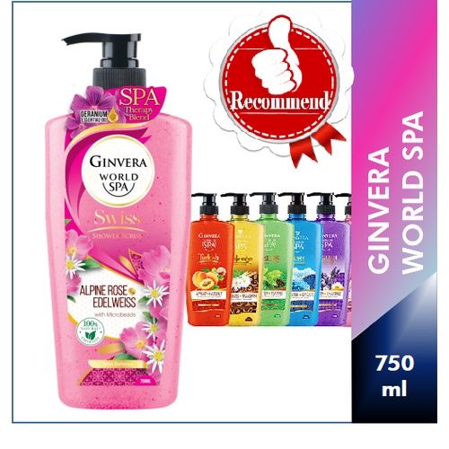 Ginvera World Spa Shower Scrub Body Wash I Body Wash Shower Gel, 750ml ...