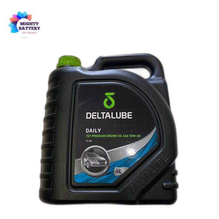 Oli Deltalube Daily 757 Premium Engine Oil 10W-30 API SN 4 Liter ...