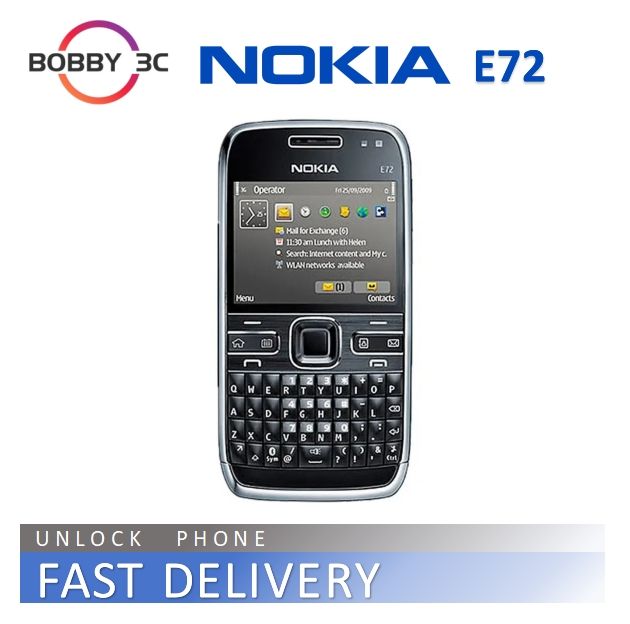 Nokia E72 GSM 3G Mobile Phone 5MP 2.36'' Unlocked English WiFi Support Symbian OS with 1500 mAh ...