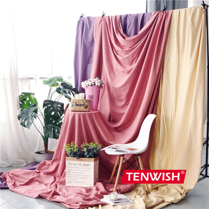 Tenwish Solid Morandi Color Muslin Seamless Background Backdrop Cloth ...