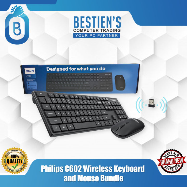 Philips C602 Wireless Keyboard and Mouse Bundle | Lazada PH
