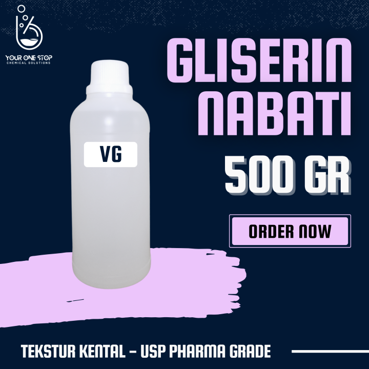 Vegetable Glycerine 500 Gram - Vegetable Gliserin Nabati - VG USP Grade ...