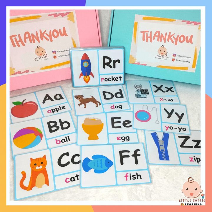 LITTLE CUTTIE Kids Flash Card for Baby English Early Learning Preschool ...