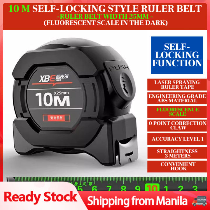 5M/10M Steel Measuring Tape Fluorescerous steel tape Industrial Auto ...