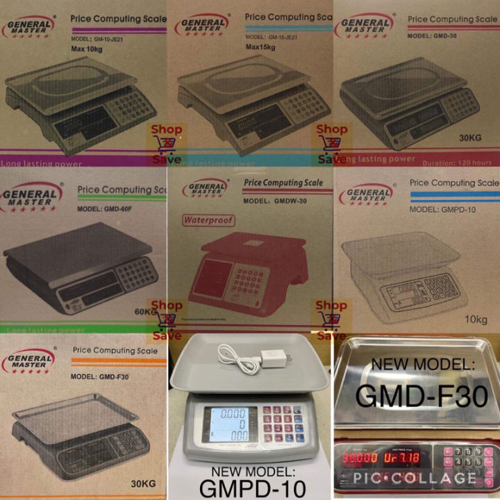 ORIGINAL GENERAL MASTER / DIGITAL SCALE / TIMBANGAN / PRICE COMPUTING ...