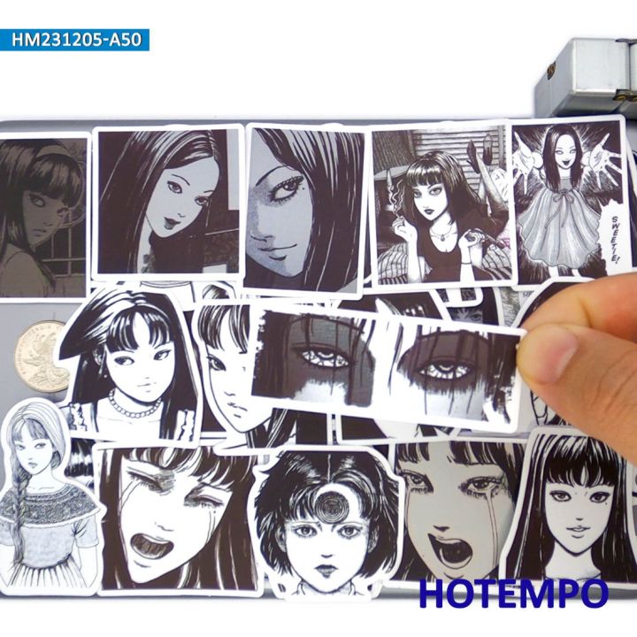 20/30/50PCS Terror Anime Stickers Junji Ito Horror Comics Witch Girl ...