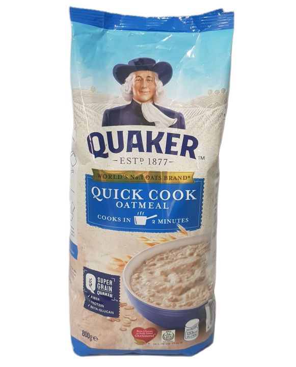 QUAKER Quick Cook Oatmeal - Super Grain Quaker (pack of 1 pouch x 800 ...