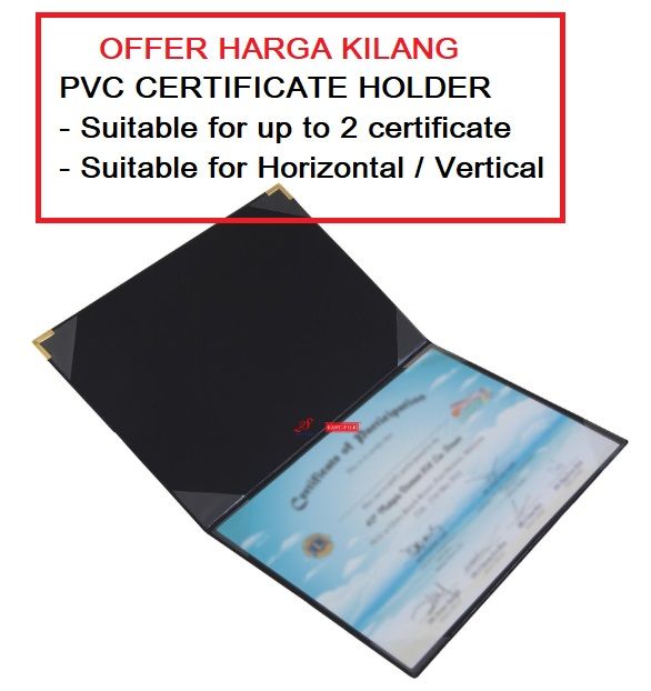 A4 PVC CERTIFICATE HOLDER, A4 CERTIFICATE FOLDER, A4 CERTIFICATE ALBUM | Lazada