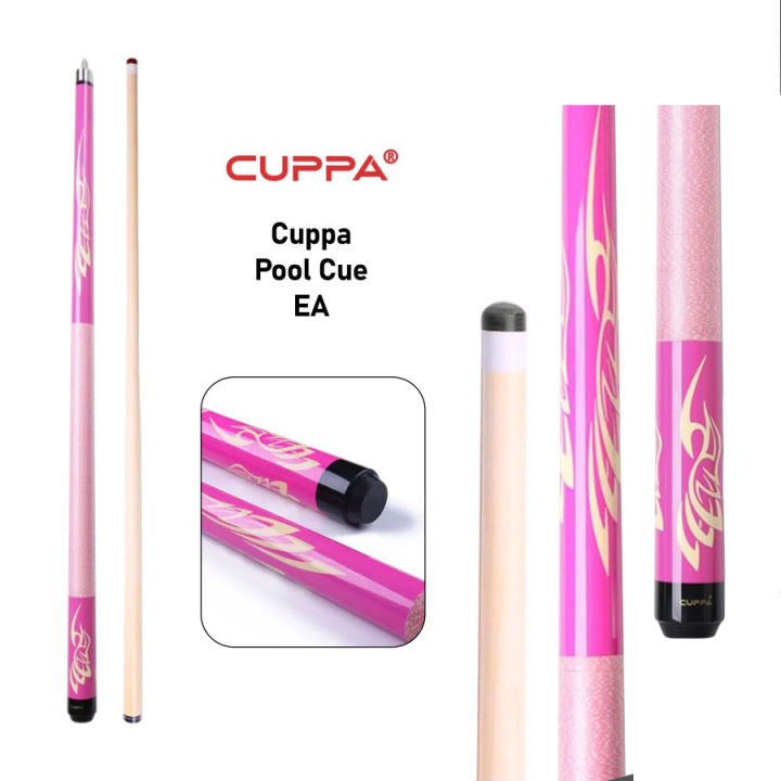 Cuppa Model EA Billiard Play Cue Stick Pink Paket Bundling Premium ...