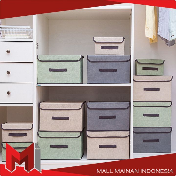 MallMainan-C484 Storage Box 2in1 / Tempat Penyimpanan Serbaguna / Box ...