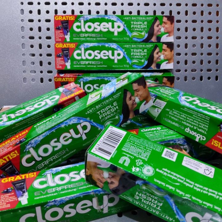 closeup everfresh 160 gram / warna hijau / odol /pasta gigi closeup ...