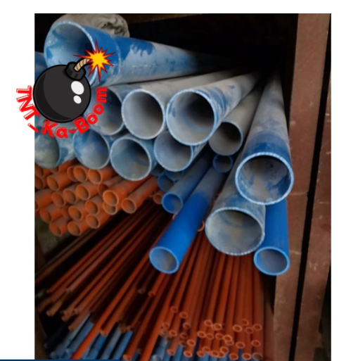 PVC NELTEX Makapal Blue Pipe Waterline "Big Sizes" 1-1/4" 1-1/2" 2 ...