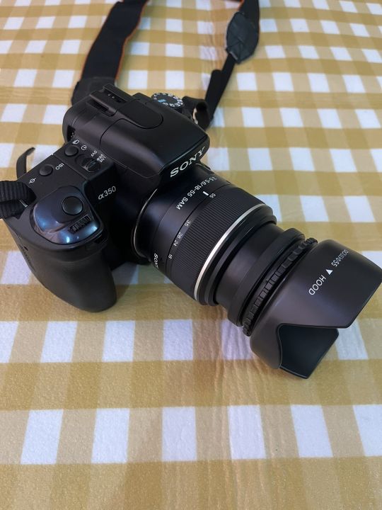 Sony SLR camera a350 with original 18-55 focal lens. Anti-shake and folding of fuselage | Lazada PH