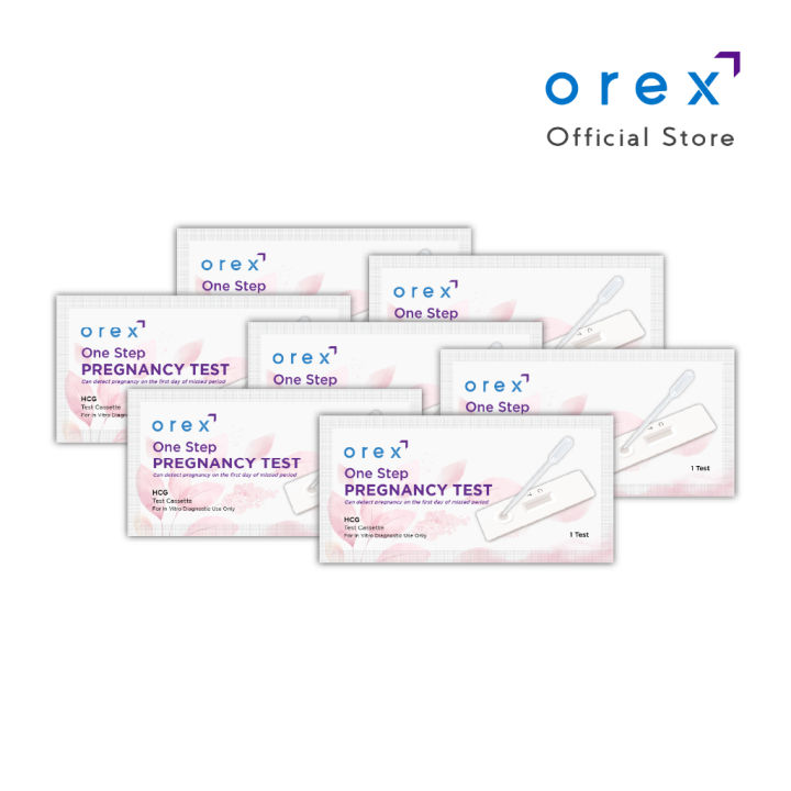 OREX One Step Pregnancy Test PT Kit (Cassette) - 7pcs | Lazada PH