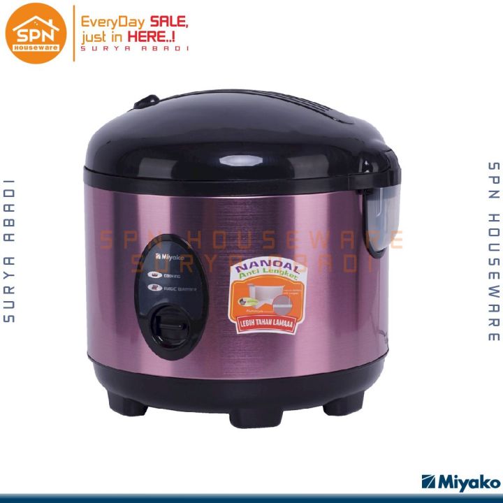 Rice Cooker / Magic Com / Magic Warmer Plus MCM-508 MIYAKO | Lazada ...