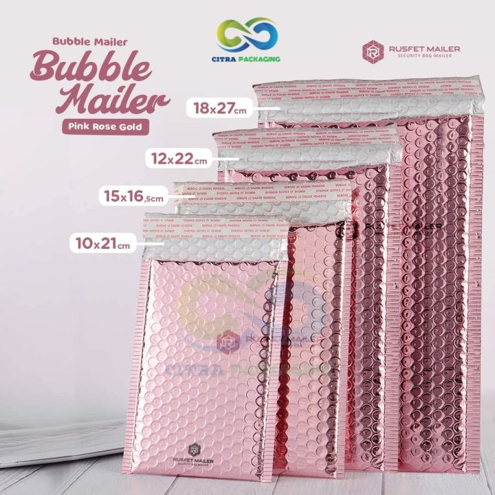 AMPLOP BUBBLE - BUBBLE MAILER PINK ROSE u/ PACKING PENGIRIMAN ONLINE SHOP | Lazada Indonesia
