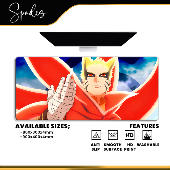 Gigaware Naruto Extended Mousepad Deskmat Large Gaming Mouse pad ...