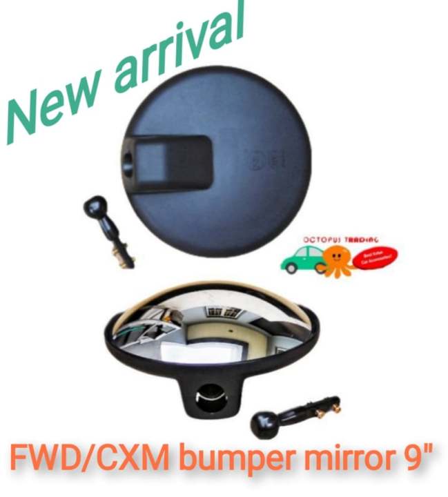 Isuzu FWD/CXM bumper mirror w/ bolt 9" (23cm) | Lazada PH