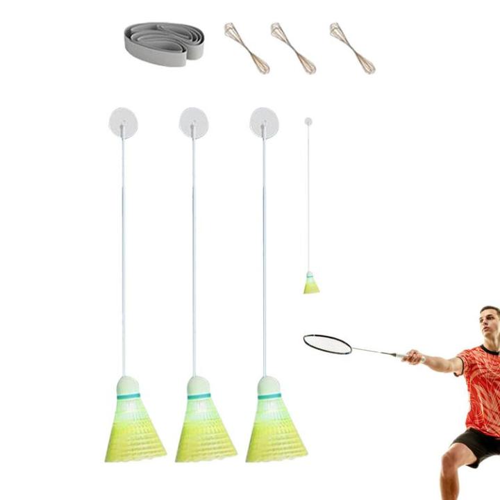 Badminton Trainer Single-Player Adjustable Rebound Trainer for ...