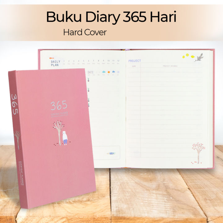 Buku Diary 365 Hari 128 Lembar Hard Cover | Lazada Indonesia
