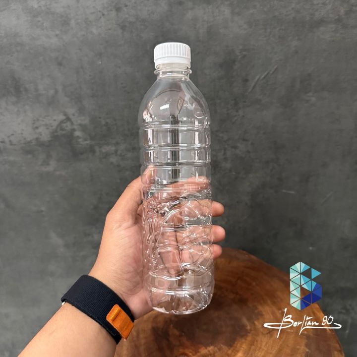 (84 PCS) Botol Minum 600 ml Botol Plastik TEBAL Botol Jus Botol Kopi ...