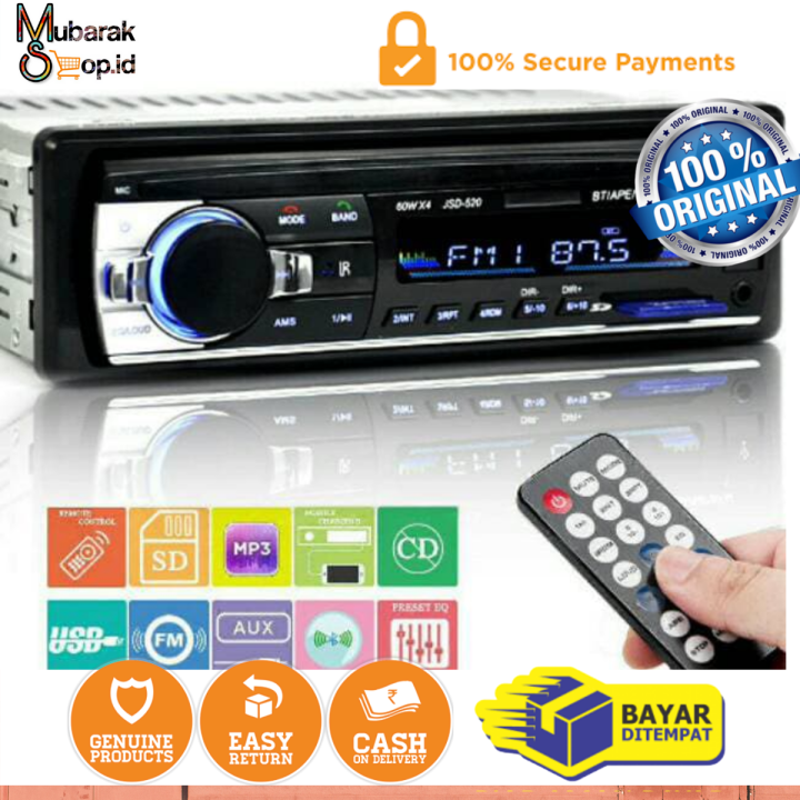 [BISA COD] Tape Audio Single Din Audio Tape Mobil Universal LCD ...