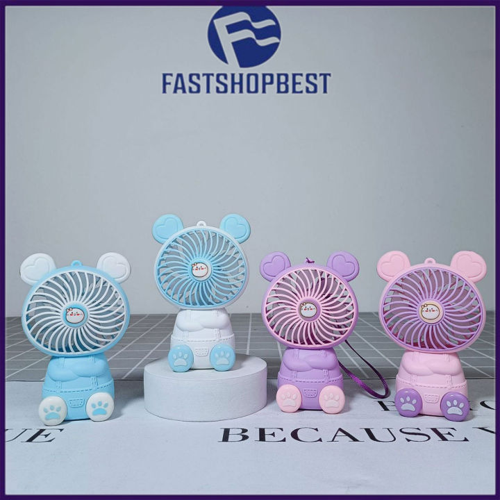 B01 KIPAS GENGGAM TERBARU MOTIF KELINCI / KIPAS LUCU MINI PORTABLE ...