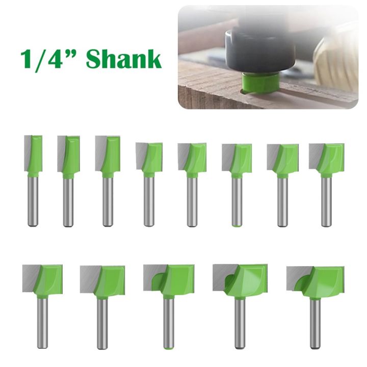 ทำความสะอาดด้านล่าง Router Bit 6.35Mm Shank Milling Cutter แกะสลัก ...