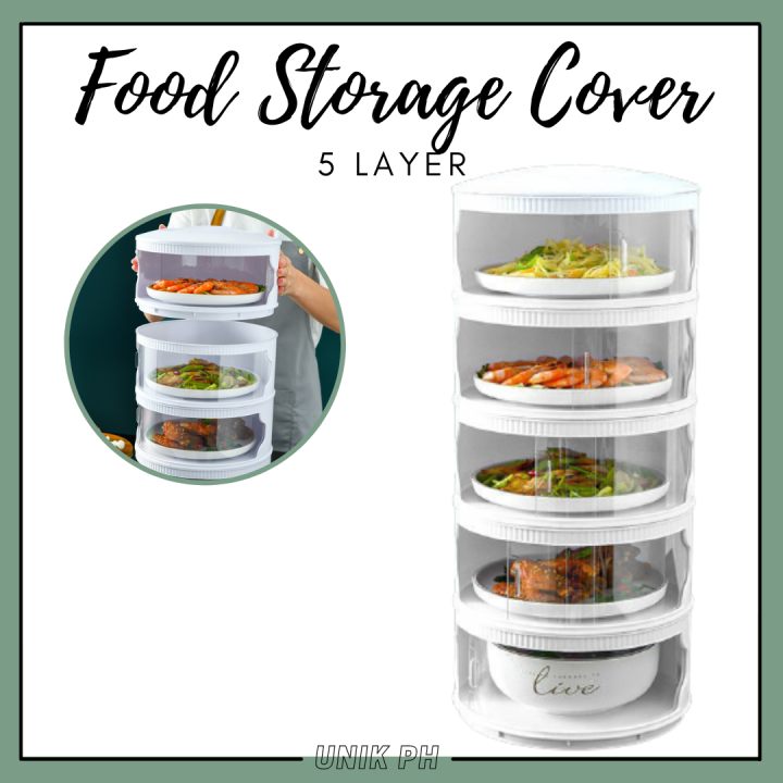 5 Layers Food Cover Layer Thermal Anti-flies Anti-ants Plastic ...