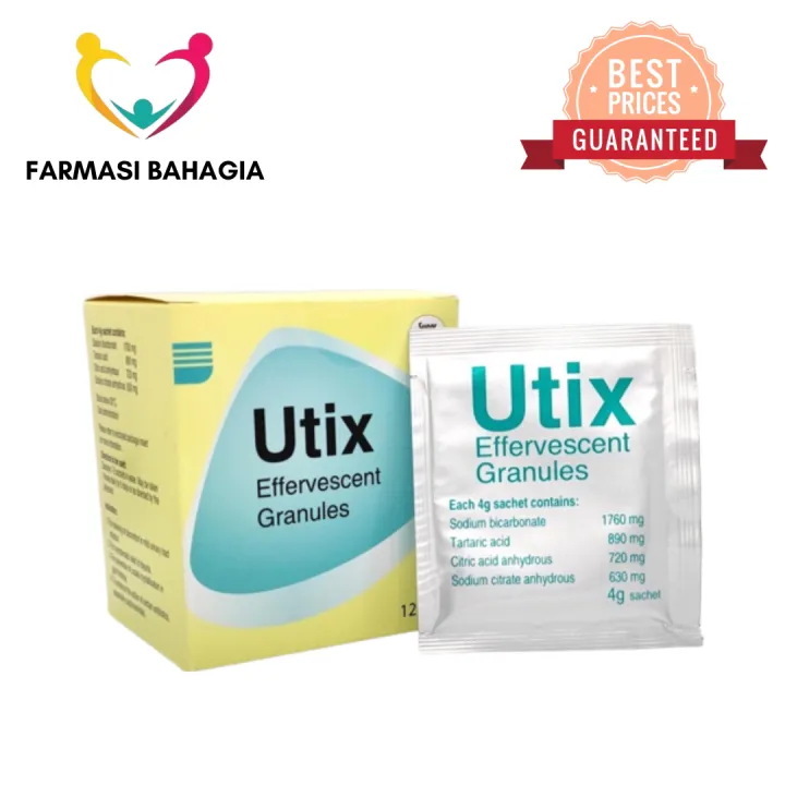Utix Effervescent Granules Sachet 4g x 28’s | Lazada