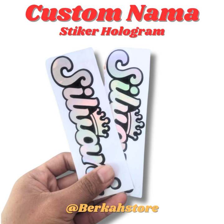 Stiker Request Nama Stiker Cutting Custom nama sendiri proses cepat ...