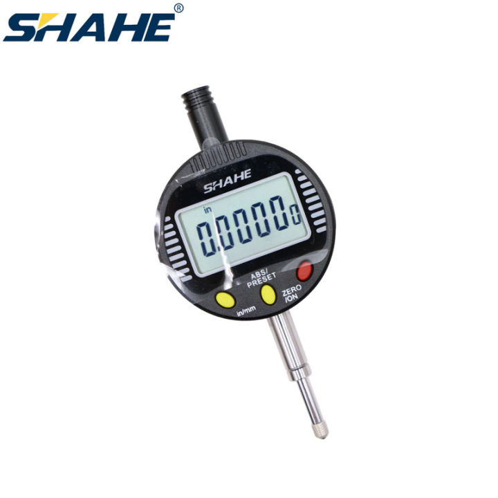 SHAHE 0.001mm Digital Dial Indicator Gauge Metric/Inch Precise ...